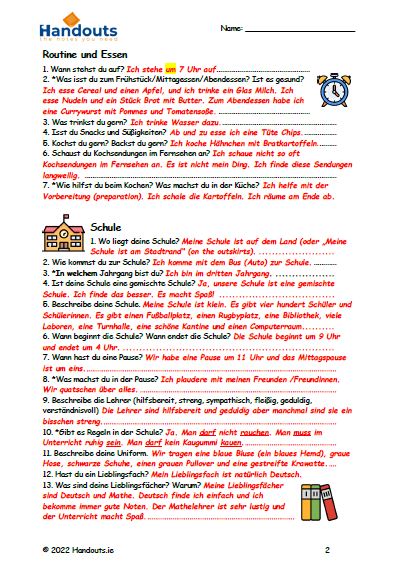 Writing: 66 Blog Questions and Answers - Handouts